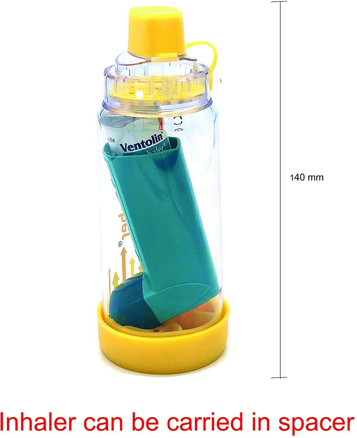 Spacer Device with Child Mask, for use with metered dose Inhaler ...