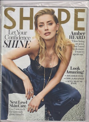 Shape Mag Amber Heard Skin Care December 2018 SEALED 103019nonr | eBay