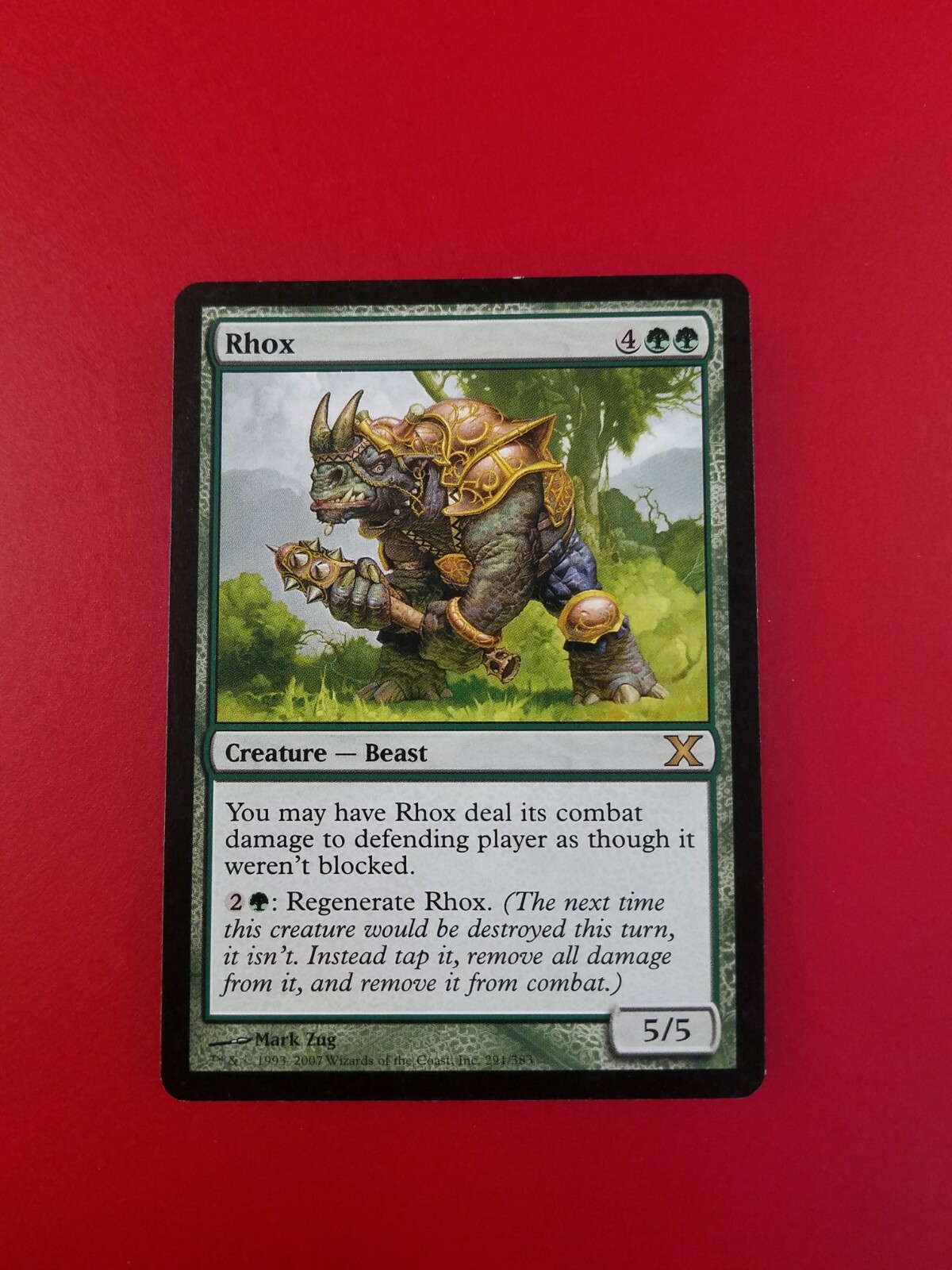 1x Rhox | 10th Edition | MTG Magic Cards | eBay