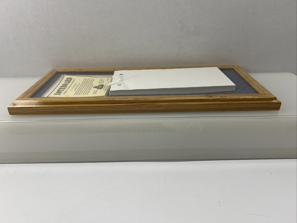 Sudberry House Needlepoint Solid Oak Noteboard Vintage Display ...