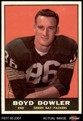 1961 Topps #43 Boyd Dowler Packers RC Colorado 8 - NM/MT | eBay
