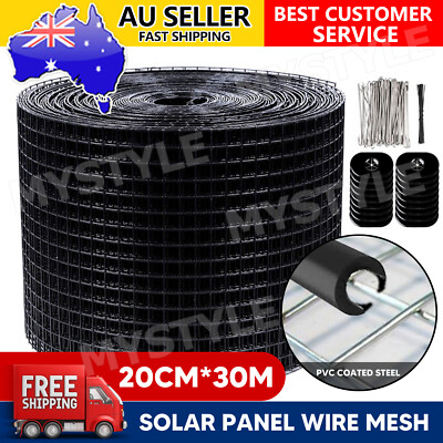 30m Solar Panel Bird Proofing Kit Coated Galvanising Wire Mesh ...
