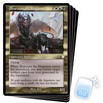 SHARUUM THE HEGEMON X4 The Brothers' War: Commander Magic MTG MINT CARD ...