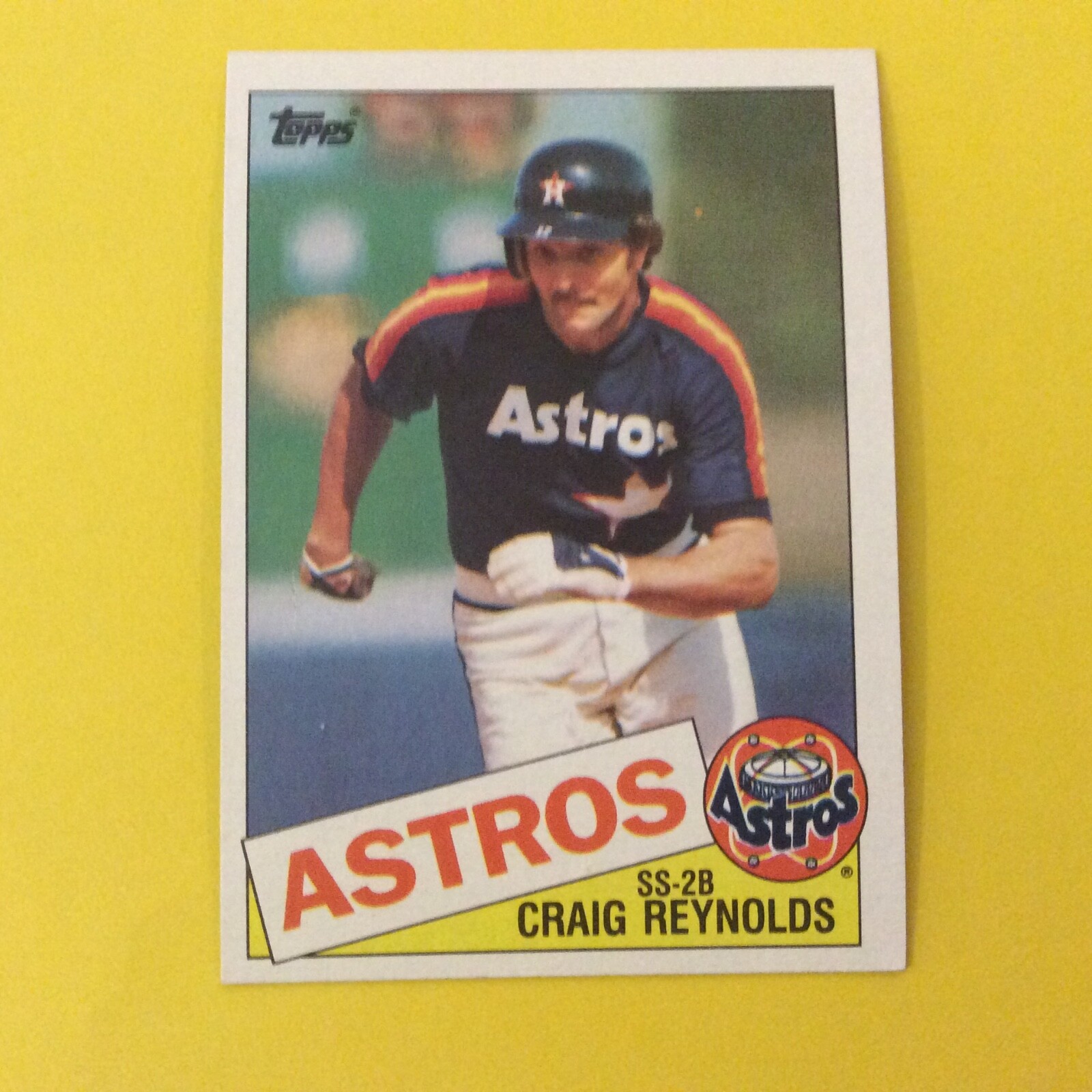 1985 Topps #156 Craig Reynolds Houston Astros | eBay