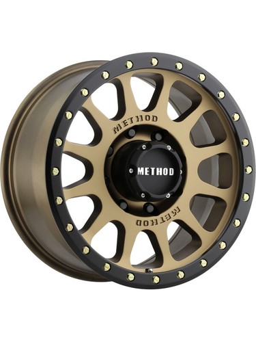 Method MR305 NV 17x8.5 0mm Offset 8x6.5 130.81mm CB Method Bronz ...