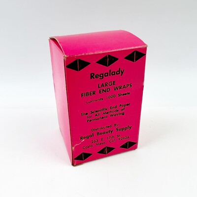 Vintage Regalady Large Fiber Roller Paper End Wraps Setting Permanent ...