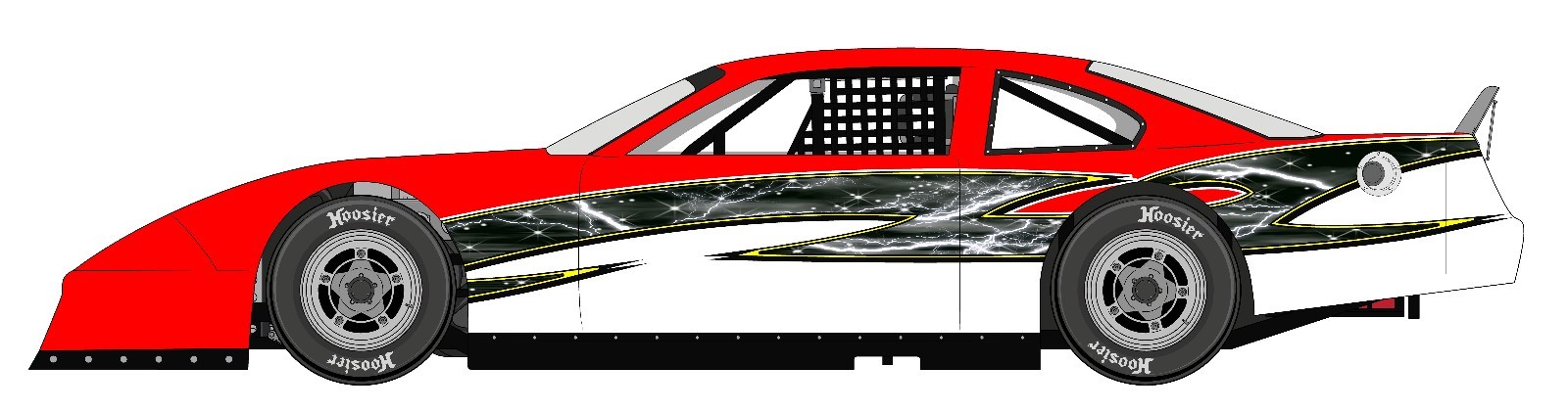 IMCA Late Model Dirt #21 Race Car Wrap Graphics Decals