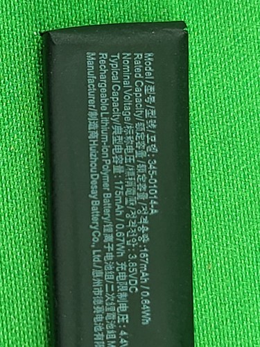 Ray Ban Battery for Smart Wayfarer Sunglasses- 345-01014A | eBay