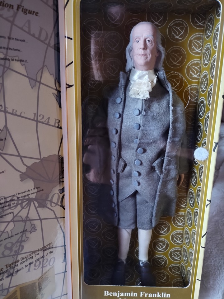 NEW IN BOX TOYPRESIDENTS BENJAMIN FRANKLIN Talking Action Figure -2005 ...