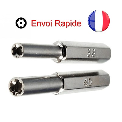 2 Gamebit Screwdriver Bits 3.8 & 4.5 mm - Consoles for Nintendo NES N64 ...