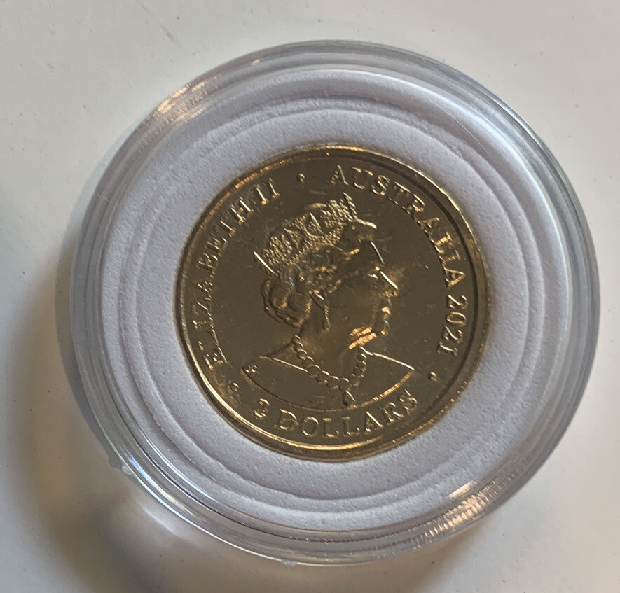 2021 $2 Aboriginal Flag UNC Two Dollar Coloured Coin + 2021 Indigenous ...