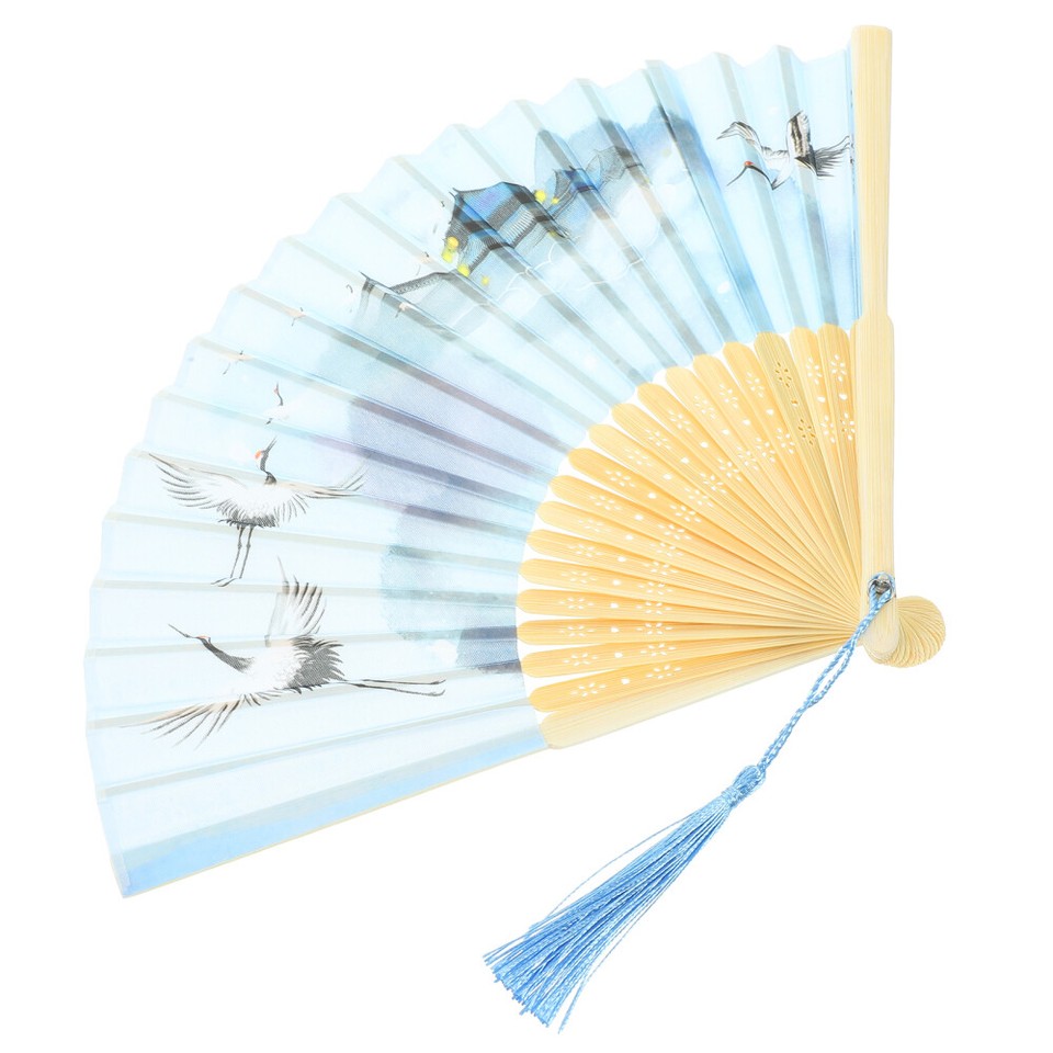 Folding Fan Chinese Style Hand Held Fan Bamboo Traditional Chinese ...