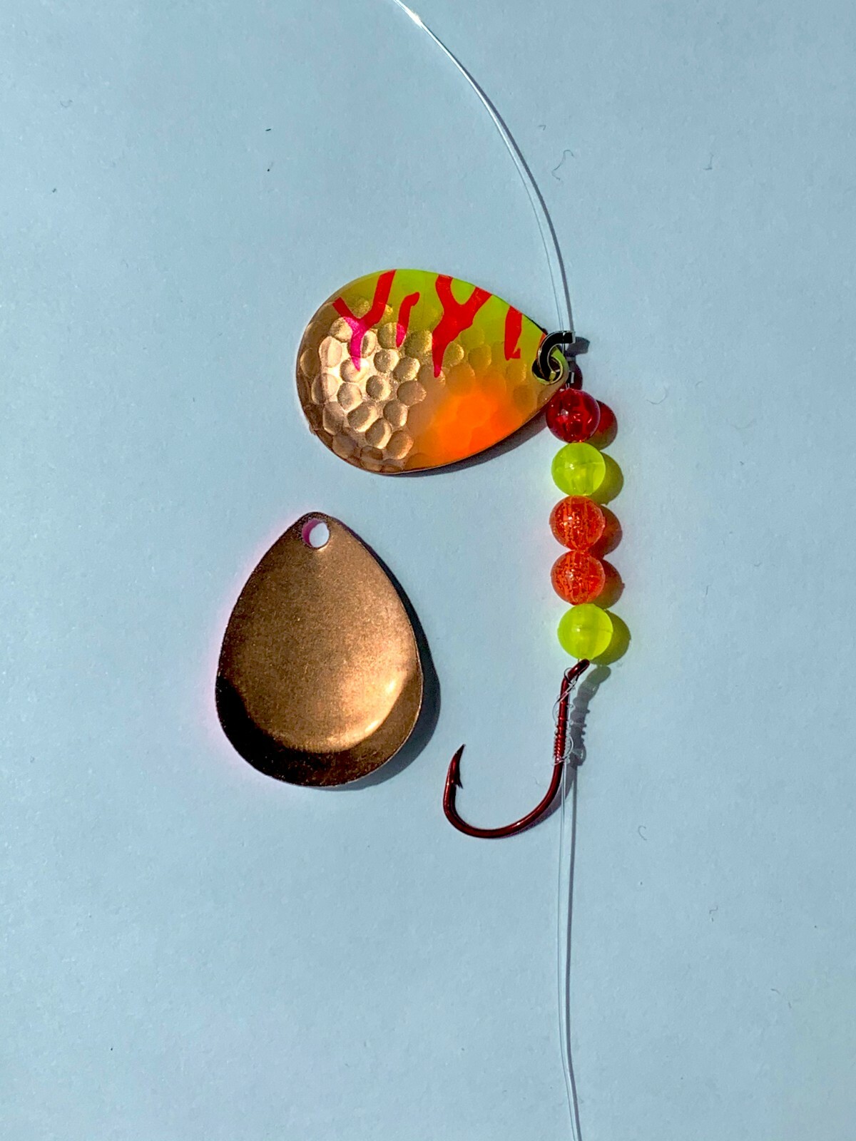 SUZIES SPINNERS 5 Walleye Spinner Rigs Size 4 Colorado Blades | eBay