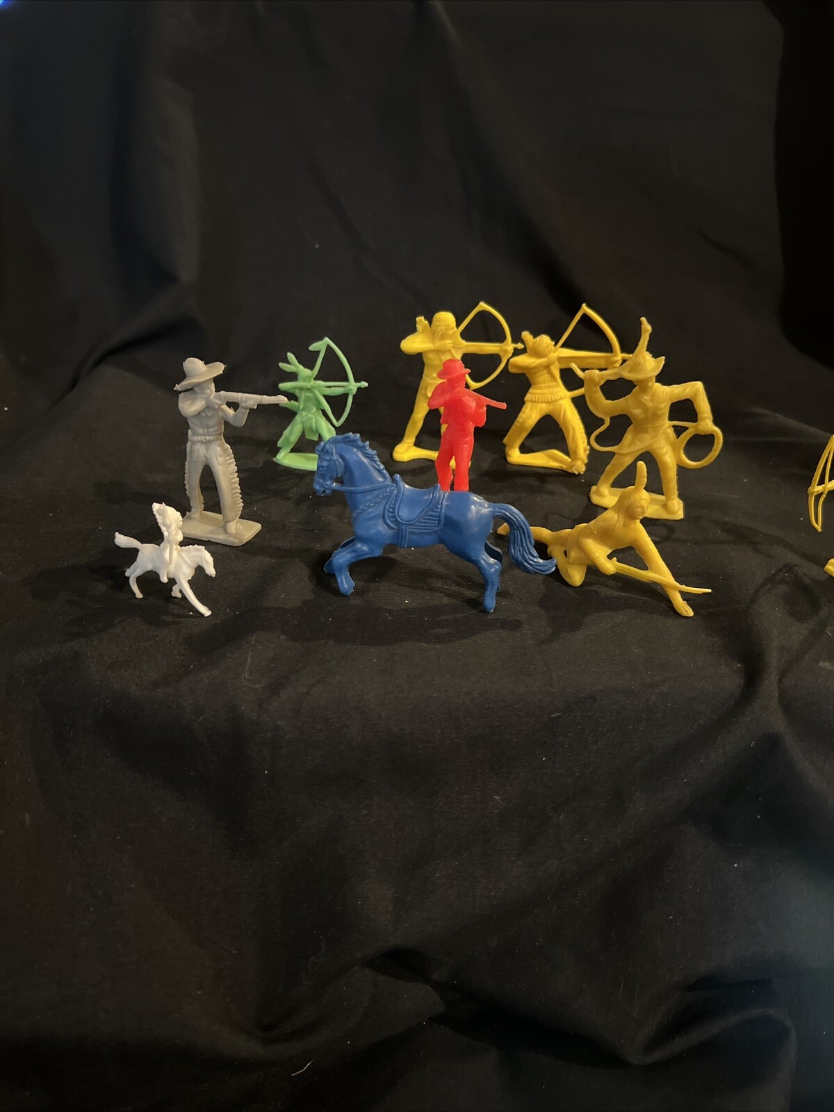 Aurora Vintage Tim-Mee Cowboys And Indians Plastic Figurines Lot | eBay