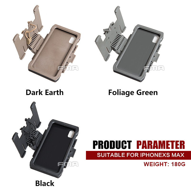 FMA Tactical Phone Case Mobile Shell MOLLE Military Pouch for IphoneXs ...