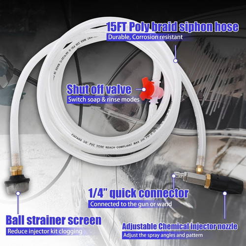 X STYLE JET Pressure Washer SoftWash Chemical Downstream injector X JET ...