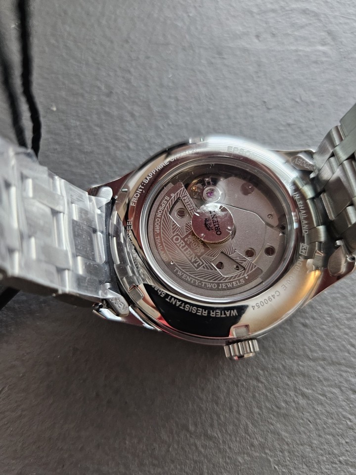 New/Open Box Orient Blue 39mm Open-Heart Automatic | eBay