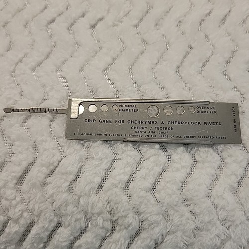 Grip Gage for Cherry Max & Cherry Lock Rivets – Model 269C3 Cherry ...