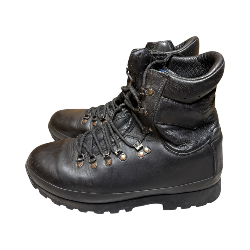 British Army Black Leather Altberg Defender Combat Boots - All Sizes ...
