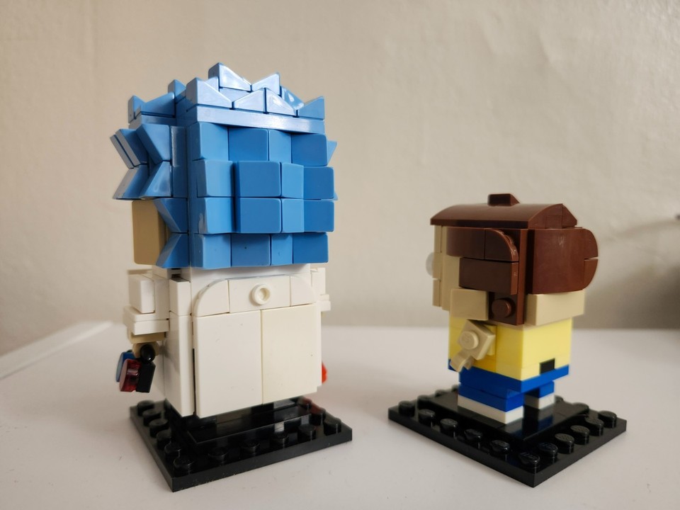 Lego Custom MOC Brickheadz Adult Swim Rick and Morty Set Adult Owned ...