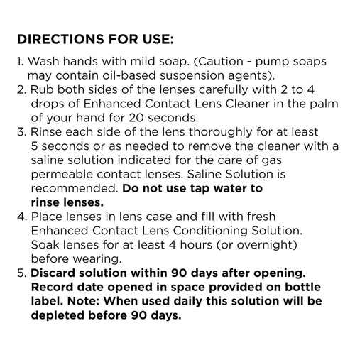 Equate Enhanced Contact Lens Cleaner, Step 1, 1 Fl. Oz. | eBay