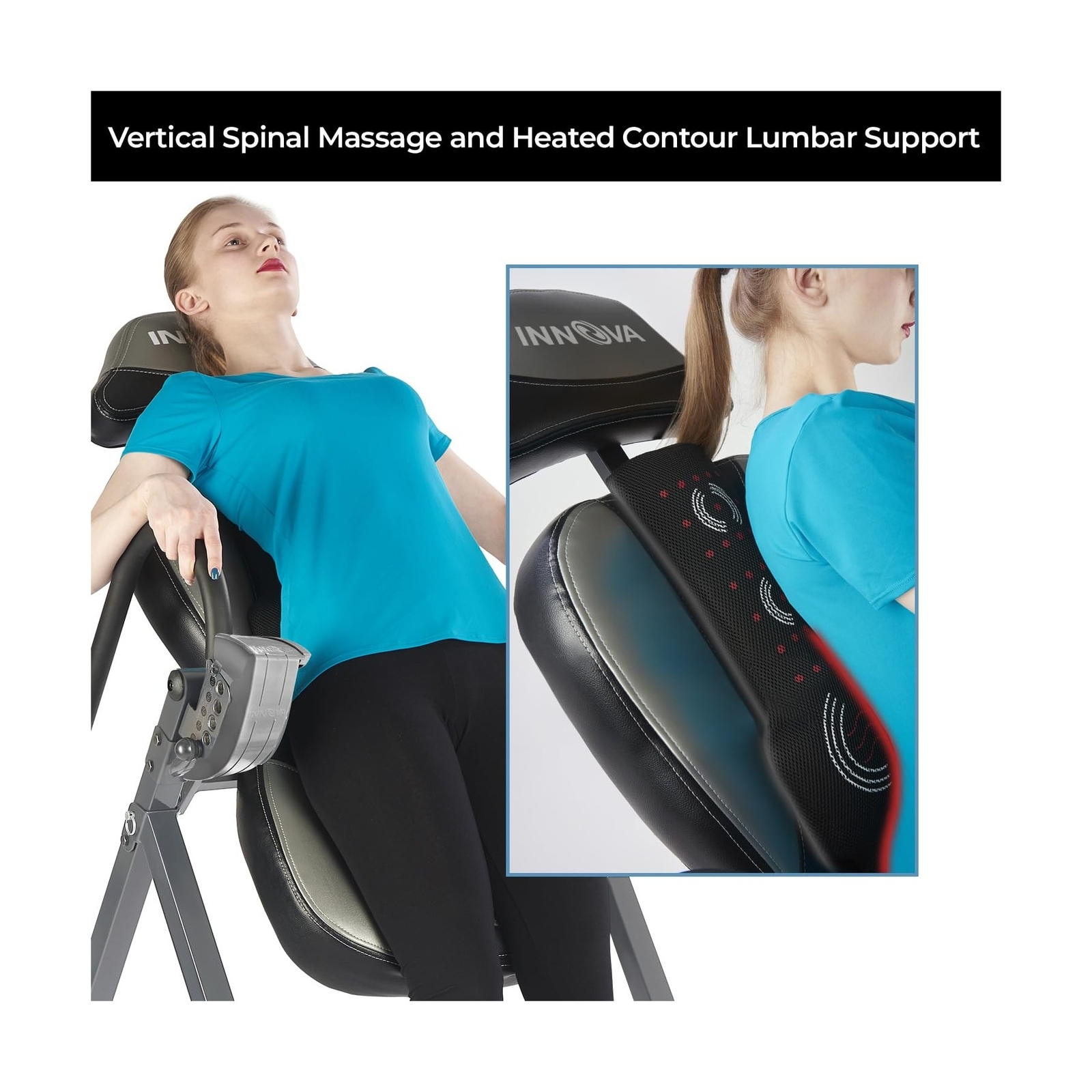 Innova ITM5900 Advanced Heat and Massage Inversion Therapy Table for ...