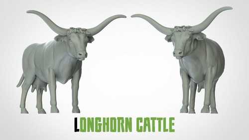 Longhorn Cattle Animal D&D Roleplaying Dungeon and Dragons Miniature | eBay