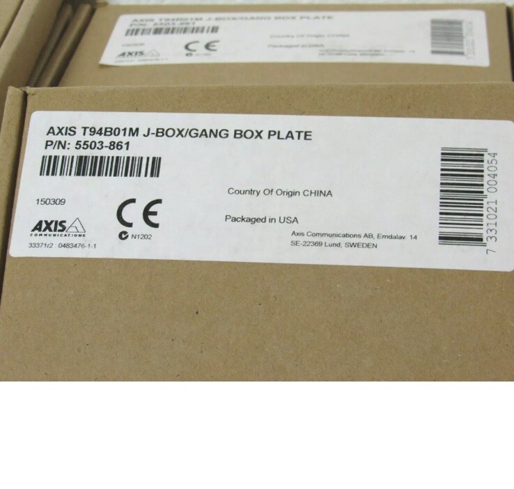 [Lot of 2] Axis 5503-861 T94B01M J-Box/Gang Plate [CTW] | eBay