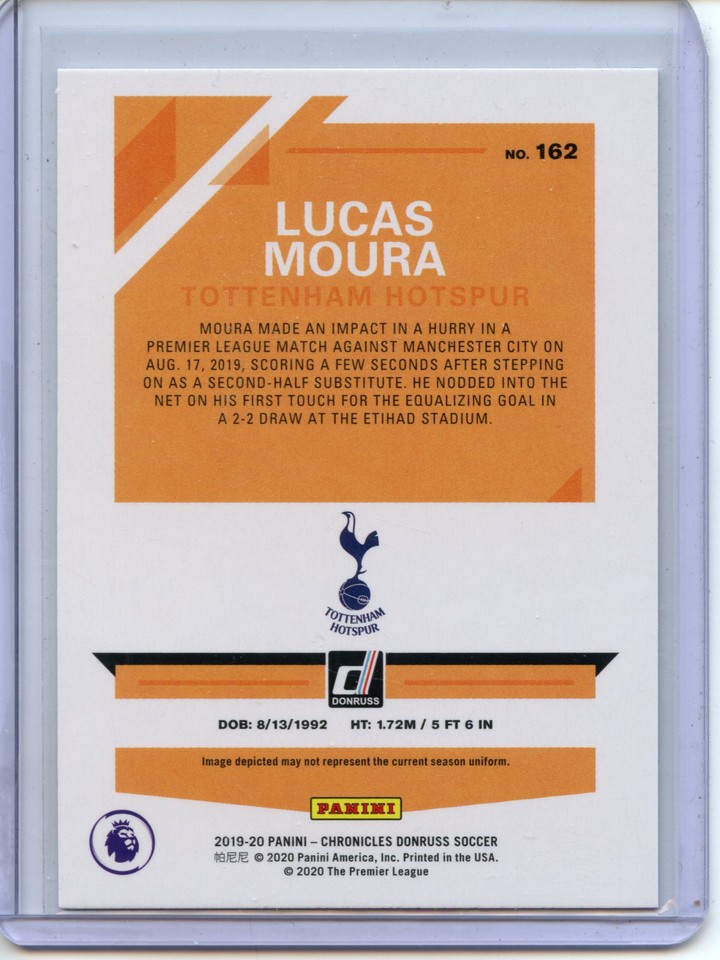 2019-20 Panini Chronicles Donruss MOSAIC #162 Lucas Moura - Tottenham ...