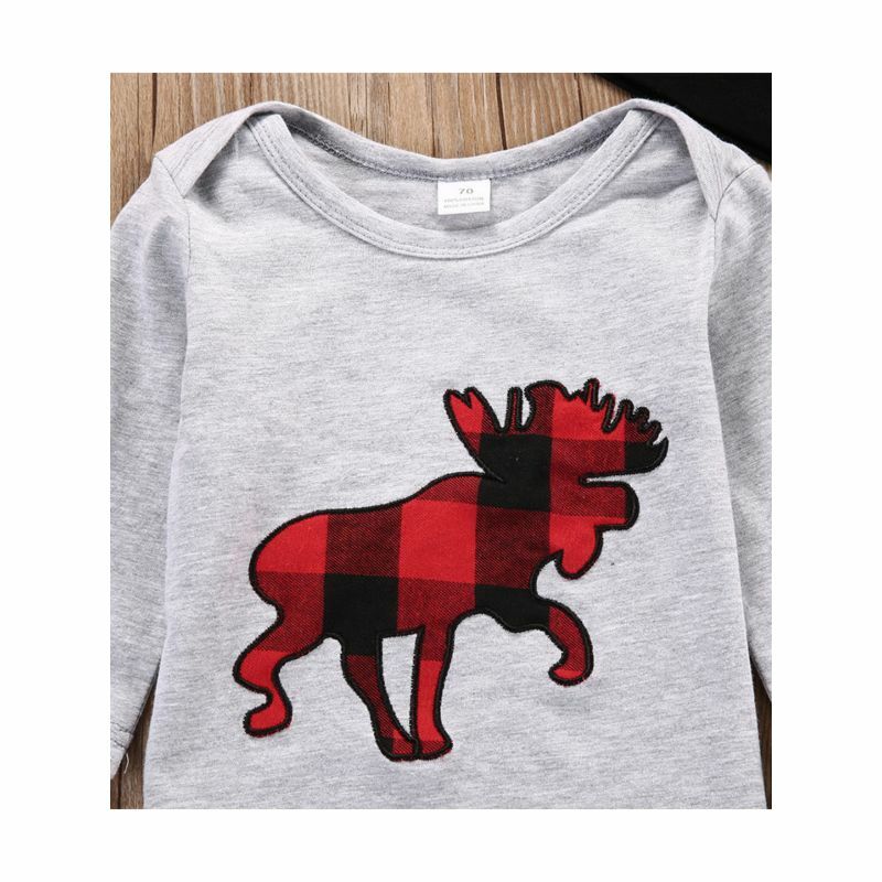 NWT Baby Boy Buffalo Check Moose Tee Pants Hat Socks Set 6 Months 12 ...