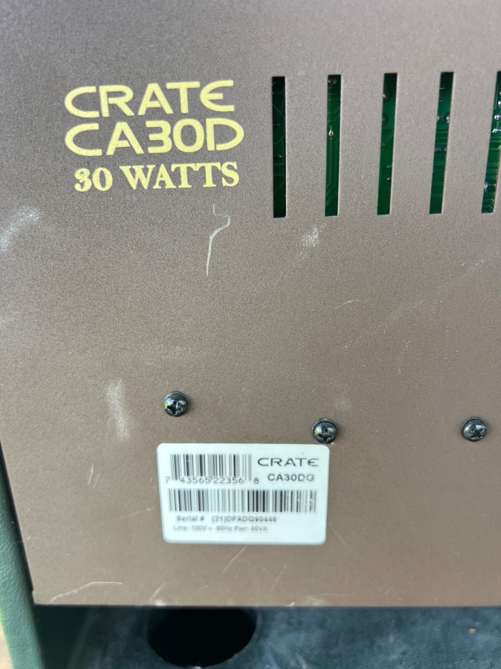 Crate CA30D 30-Watt Acoustic Guitar Amplifier With Built-In Effects ...
