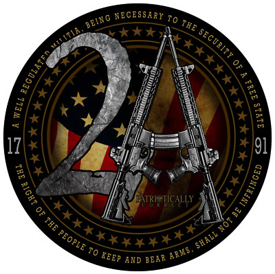 2nd Amendment Gun Rights USA Car Truck Window Bumper Vinyl Sticker ...