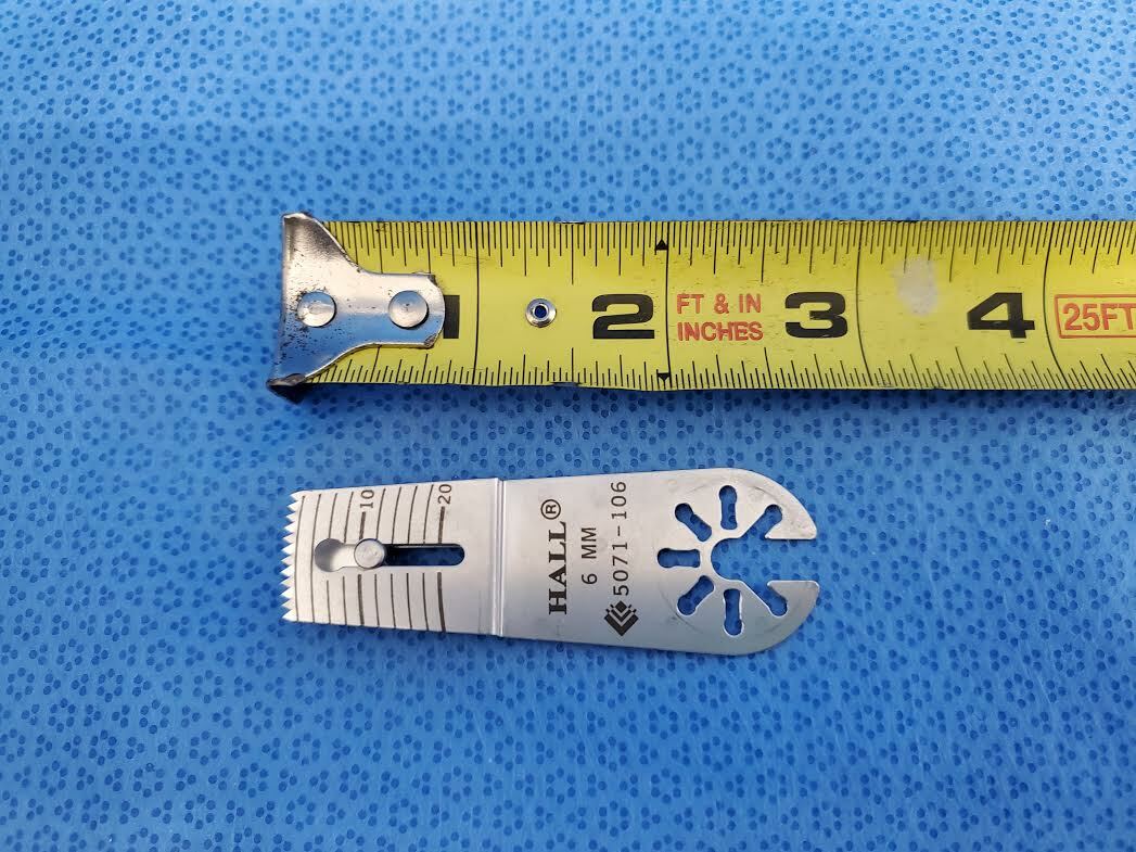 Hall Conmed 5071-106 Large Bone Graft Harvesting ACL Blade Surgical ...