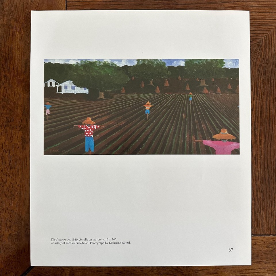 African American Art Grazing Cattle & The Scarecrows Gullah Art 2 Sided ...