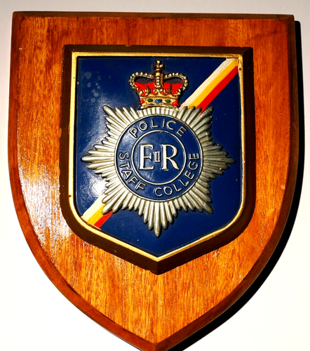 Beautifully Hand Restored Bramshill Police Staff College Mess Plaque or ...