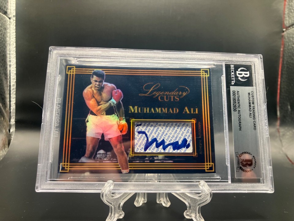 Muhammad Ali Signed Custom Card Slab w/ Beckett Coa Boxing HOF Auto | eBay