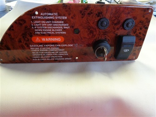 WOOD GRAIN PLASTIC IGNITION / SWITCH PANEL 10 3/8" X 4" MARINE BOAT | eBay