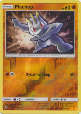 Machop - 63/145 - Common - Reverse Holo x1 - NM-Mint - SM: Guardians ...