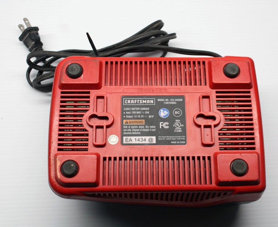 CRAFTSMAN Battery Charger Maintainer 315.CH2030 12-19.2V Volt Li-Ion Ni ...