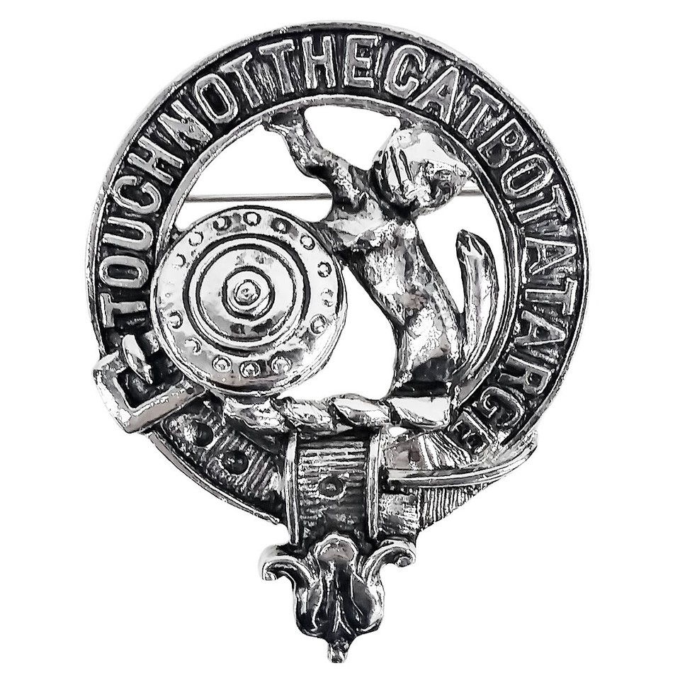 Art Pewter Clan Crest Cap Badge/Brooches - In-Stock Special Sale | eBay