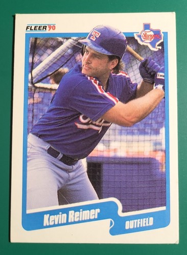 1990 Fleer Baseball Card Kevin Reimer Texas Rangers #310 FREE S&H | eBay