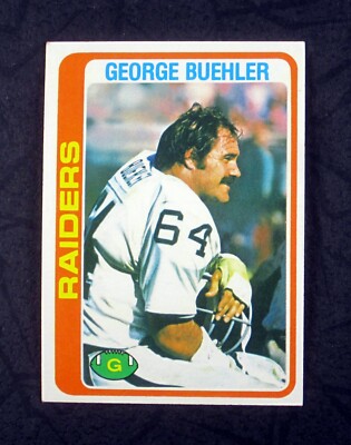 1978 TOPPS SET BREAK George Buehler #392 Oakland Raiders EX-MT | eBay