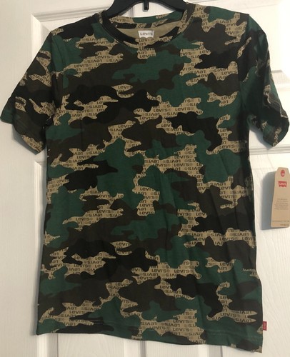 Boys Levi's Camo T-Shirt Size Medium NWT B4 | eBay