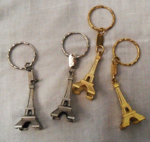 New Eiffel Tower KEY RING Key Chain Tour Eiffel Silver or Gold From ...