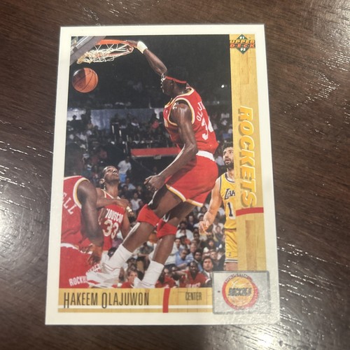 1991-92 Upper Deck - #254 Hakeem Olajuwon | eBay