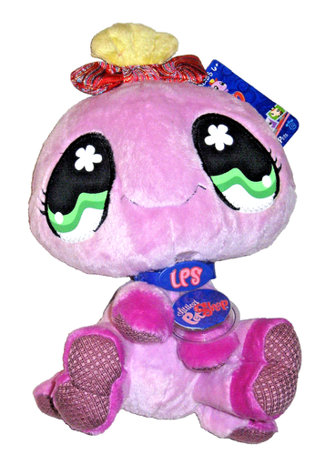Littlest Pet Shop VIP Adorable Purple Spider 8in Stuffed Plush 2007 LPS ...