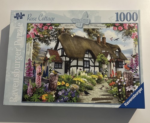 Ravensburger Rose Cottage No 1 Country Collection 1000p Jigsaw Puzzle ...