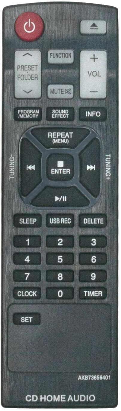 Remote for LG CD Home Audio Mini Hi-Fi System Remote Control ...