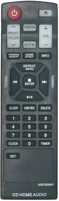 Remote for LG CD Home Audio Mini Hi-Fi System Remote Control ...