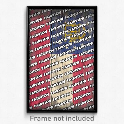 Fairview Georgia Poster (GA City Souvenir 11x17 Town Print) | eBay